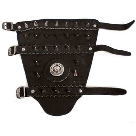 New Rock | Accessories | New Rock Braza Leather Spiked Gauntlet Left ...